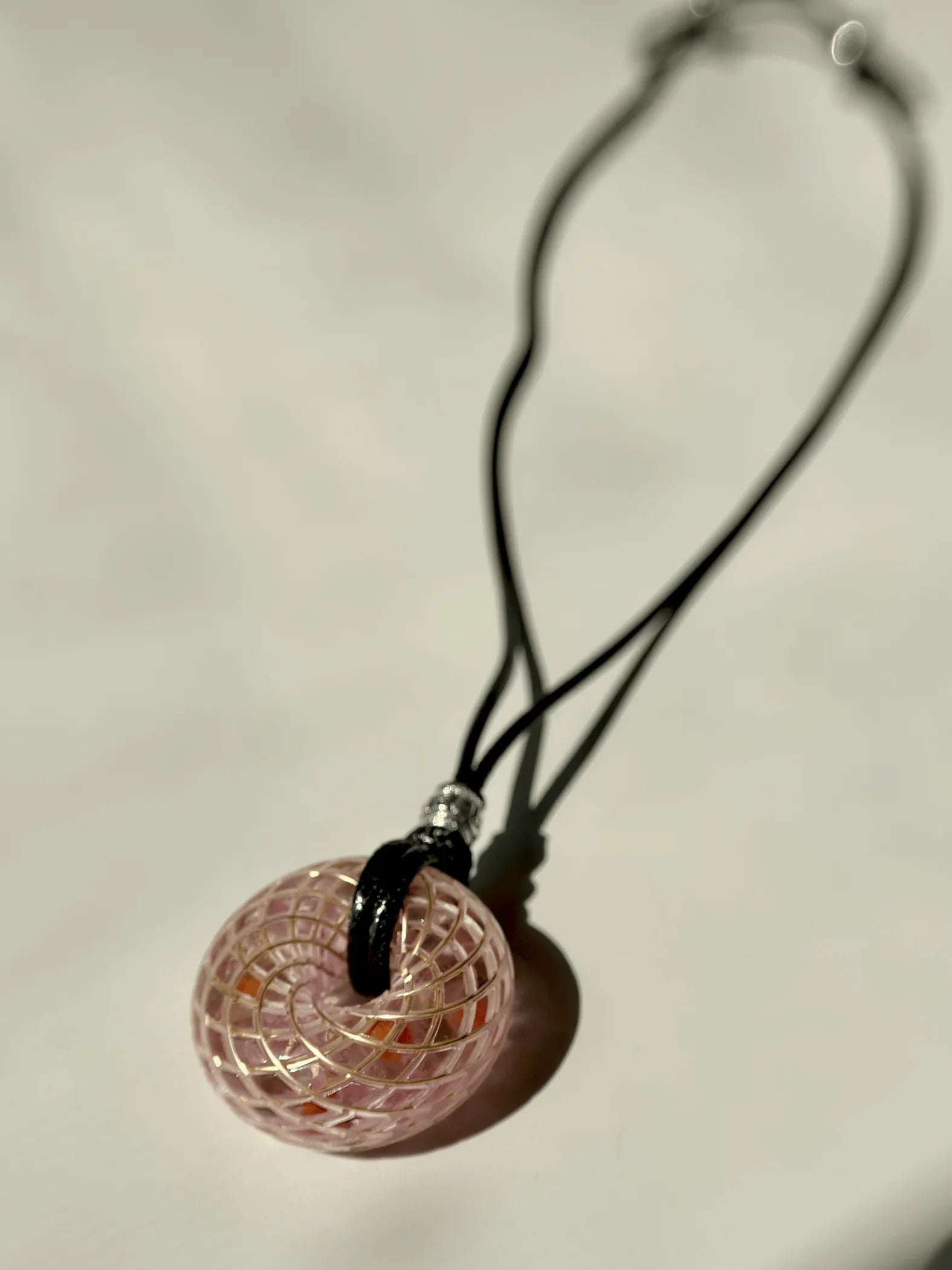 Rodin Coil Torus Orgonite Pendant Quartz Crystal necklace spiritual je ...